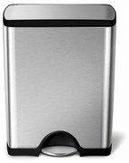 Simplehuman Koše - Odpadkový koš 50 l, nerez CW1816