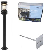 Moderní venkovní lampa černá 80 cm IP44 - Gleam