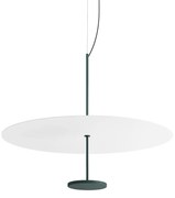 Linea Light CA088DGBMDI Stilo_P, závěsné svítidlo pro nepřímé osvětlení, 32W LED 2700K, bílá/tyrkysová, prům. 74,5cm