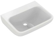 Ideal Standard Contour 21+ - Umývátko 50x40 cm, bez přepadu, bez otvoru pro baterii, SmartGuard+, bílá E1725HY