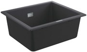 Grohe - Kompozitní dřez K700 s odtokem, 53x46 cm, granitová černá 31654AP0