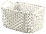 Koš čtver. xs knit 3l 226394 krém.