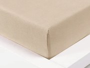 XPOSE® Jersey  prostěradlo Exclusive  - bílá káva 180x200 cm