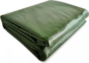 JAGO Plachta 650 g/m², hliníková oka, zelená, 5 x 8 m