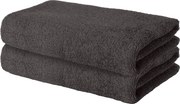 Livarno® Froté ručník, 50 x 100 cm, 400 g/m2, 2 kusy (šedá)