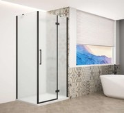 Gelco Trinity - Sprchový kout 100x100 cm, pravé, matné sklo/černá GT5610-10MR-B