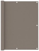 Balkónová zástěna taupe 120 x 300 cm oxfordská látka 134992