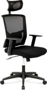 Ergonomická kancelářská židle RELORA - černá síťovina