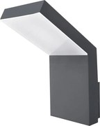 NV 711024 Venkovní nástěnné svítidlo PARK hliník tmavě šedá akrylový difuzor LED 6W 3000K 220-240V 120st. IP54 AC vč. driveru - NOVA LUCE