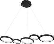 Toolight Rea, ZÁVĚSNÁ STROPNÍ LAMPA APP1923-CP BLACK, OSW-66065