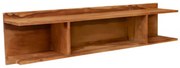 Indický nábytek - Police na zeď Gani 120x30x22 z indického masivu palisandr Super natural