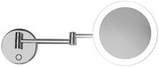 kielle Idolio - Kosmetické nástěnné zrcátko s LED osvětlením, chrom 50324023