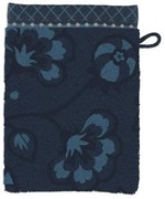 Pip Studio Jasmine Jacquard bavlněná froté žínka tmavě modrá 16x22 cm
