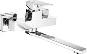 Laveo Kvadrato, kuchyňská baterie nástěnná h-120, chromová, LAV-BLQ_080D