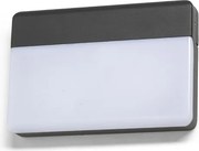 RED R13756 Svítidlo GAVIN nástěnná antracitová mléčný akryl 230V LED 13W IP65 3000K - RED - DESIGN RENDL