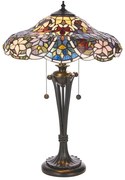Endon 64326 - Stolní lampa Tiffany SULLIVAN 2xE27/60W/230V pr. 40 cm