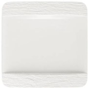 Villeroy & Boch Manufacture Rock Blanc jídelní talíř, 28 x 28 cm 10-4240-2610