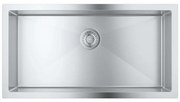 Grohe - Dřez K700 s odtokem, 86x46 cm, kartáčovaná nerez 31580SD1