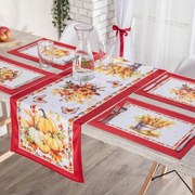 Sada 4 ks prostírání a stolního běhounu PUMPKINS