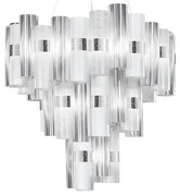 Slamp La-Lollo white suspension XL, designové závěsné svítidlo, 130W LED 2700K stmívatelné, průměr 80cm