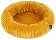 Pelíšek pro psa v hořčicové barvě ø 70 cm Dog Fantasy Stripe – Plaček Pet Products