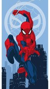Červeno-modrá bavlněná dětská osuška 70x140 cm Spider-man "Jump" – Jerry Fabrics