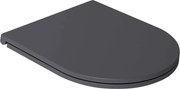 Sapho Isvea Infinity - WC sedátko Slim, Soft Close, Easy Take, antracit 40KF0522I