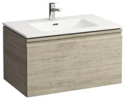 Laufen Pro S - Skříňka s umyvadlem, 80x50 cm, světlý dub H8609644791041