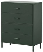 Komoda Kovová Carla Modern Bottle Green