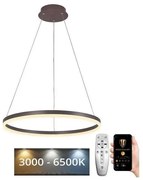 Brilagi - LED Stmívatelný lustr na lanku CIRCLE LED/42W/230V 3000-6500K hnědá+DO