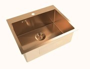Dřez SAT Aurum rose gold SATSINK5545BRG