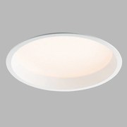 LED2 2250731 Zeta L, bílé svítidlo pro zapuštění, 18/25W LED 3000K, ⌀21cm, IP44