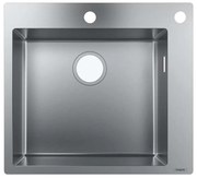 Hansgrohe - Vestavný dřez S712-F450, nerezová ocel 43305800