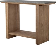 Konzolový stolek s kovovou deskou v přírodní barvě 40x110 cm Riva – Bloomingville