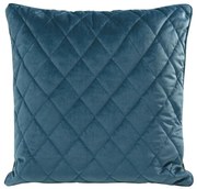 Dekorační povlak na polštář 45x45 Velvet 27 H navy blue velvet geometric Eurofirany