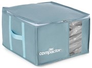 Vakuový plastový úložný box na oblečení 42x40x25 cm Blue Edition – Compactor