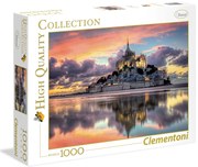 Clementoni - Puzzle 1000 Mont Saint-Michel
