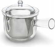 Japonská plastová Kyusu konvice průhledná 480 ml