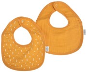 Žluté mušelínové bryndáky v sadě 2 ks – Bébé Douceur