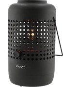 Černá plynová lampa Cosi Drop, výška 37 cm
