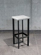 Barová židle čalouněná A11, černá VYBERTE BARVU ČALOUNĚNÍ:: Spirit 69, ZVOLTE VÝŠKU ŽIDLE:: 75 cm