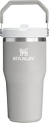Světle šedá termoska z nerezové oceli 600 ml IceFlow™ Flip Straw 2.0 Tumbler Ash – Stanley