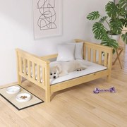 EB Dřevěný pelíšek (postel) pro psa FIFI 120x80 cm - masiv Borovice