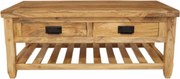 Indický nábytek - Konferenční stolek Devi 100x55x55 z mangového dřeva Mango natural