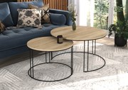 ADRK Furniture Konferenční stolek 2v1 ETTA CT-ETT-B-S
