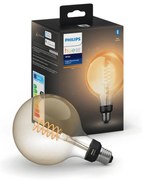 LED Stmívatelná žárovka Philips Hue WHITE FILAMENT G125 E27/7W/230V 2100K