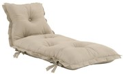 Béžový variabilní futon vhodný do exteriéru Karup Design OUT™ Sit&amp;Sleep Beige
