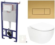 Závěsný wc set do lehkých stěn / předstěnová SAT Fusion SIKOSSTORFUGM