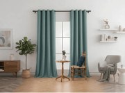 Zatemňovací závěs DREAM VELVET 140x250 cm, modrozelený Zavěšení: Řasící páska