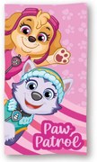 Dětská osuška PAW PATROL růžová 70x140cm Setino